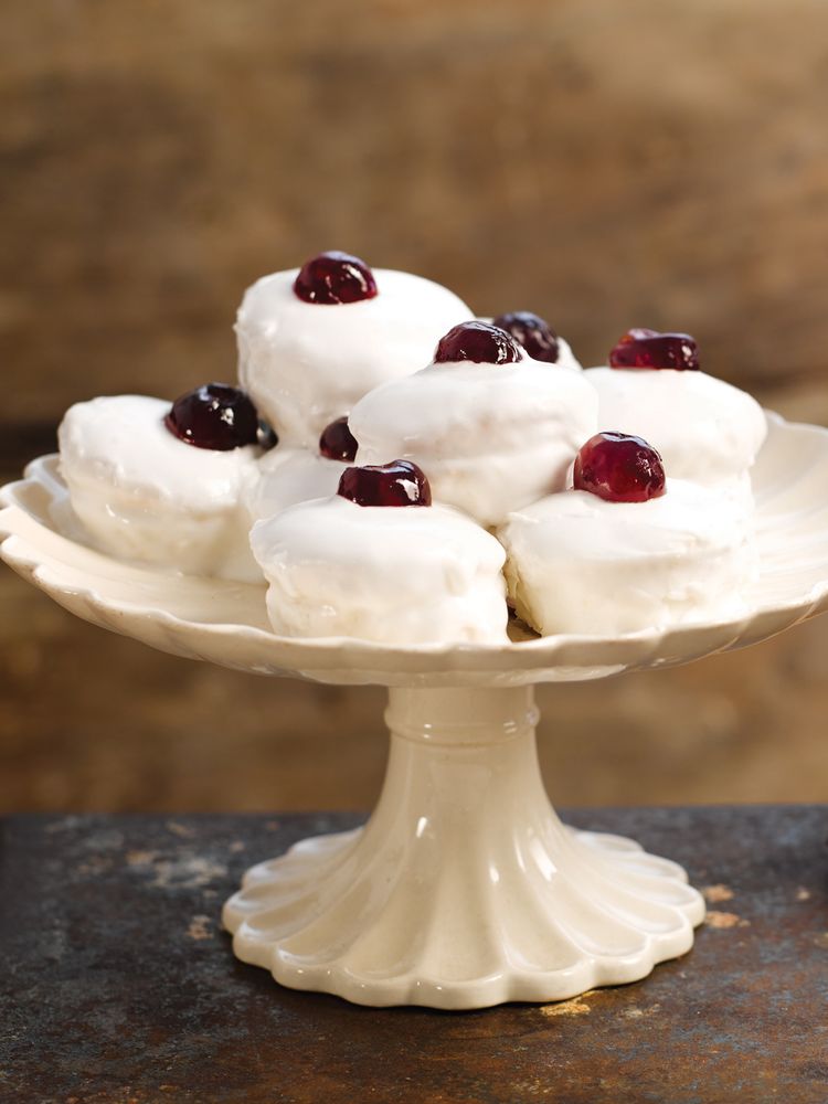 Sospiri di Monaca from The Italian Regional Cookbook by Valentina Harris