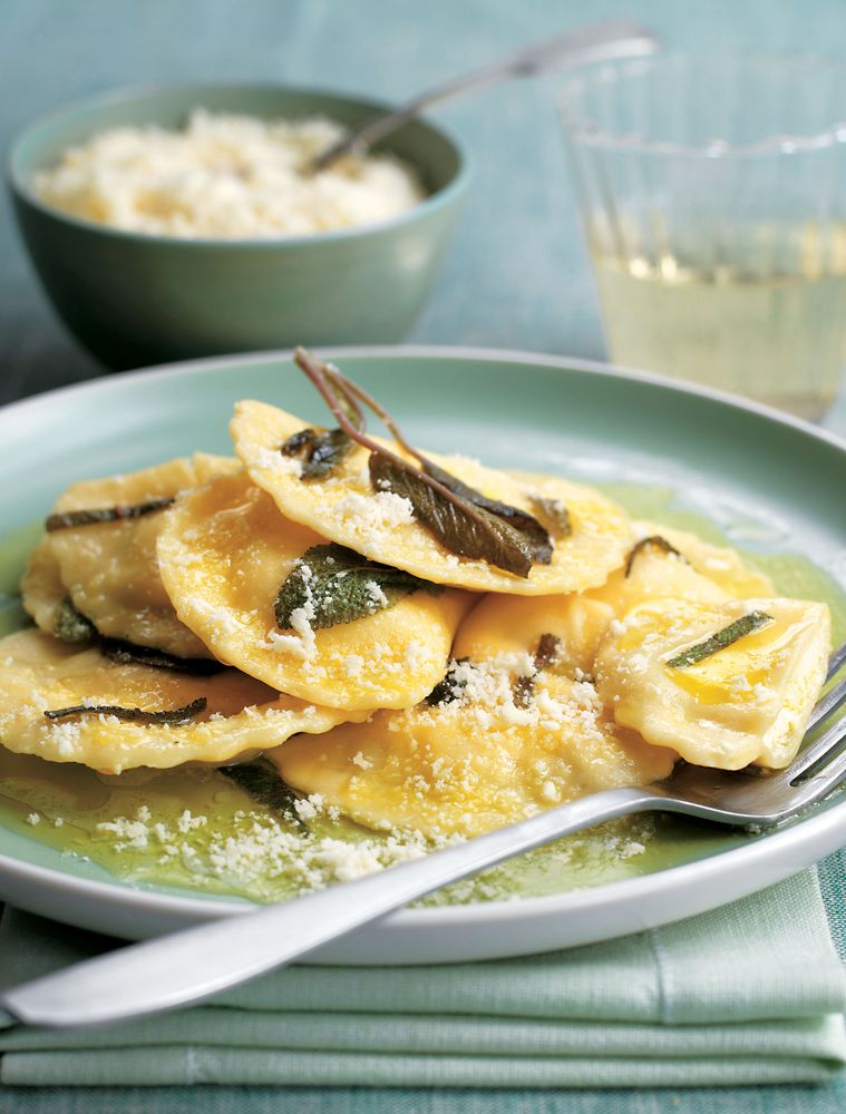 Ravioli con Ripieno di Ricotta from The Italian Regional Cookbook by ...