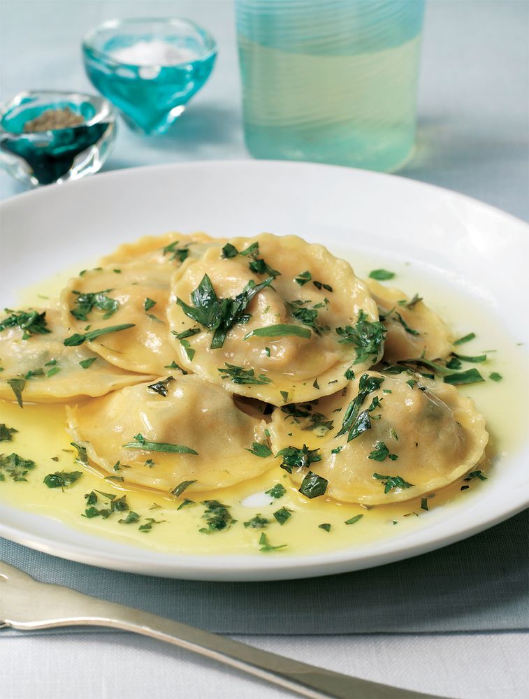 Ravioli Ripieni di Pesce from The Italian Regional Cookbook by ...