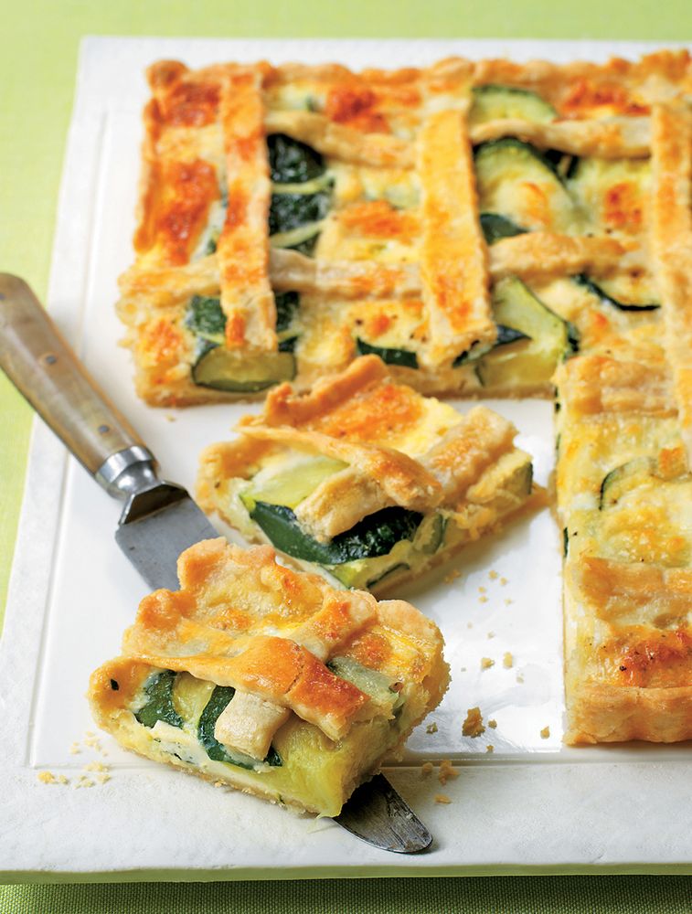 Torta di Zucchetti from The Italian Regional Cookbook by Valentina Harris