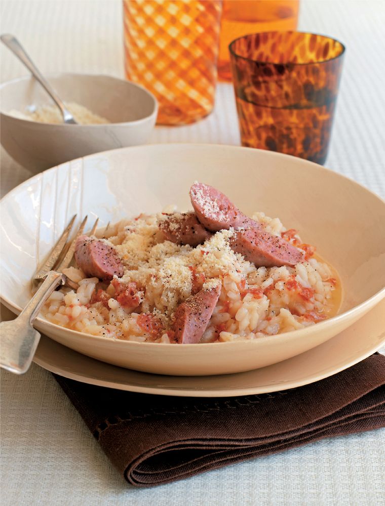 Riso e Luganega from The Italian Regional Cookbook by Valentina Harris
