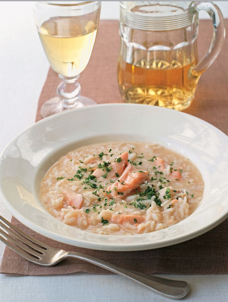 Risotto con le Trote from The Italian Regional Cookbook by Valentina Harris