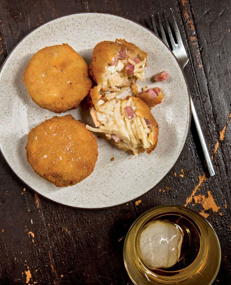 Ham & Smoked Mozzarella Fritters from Italian Comfort Food by The ...