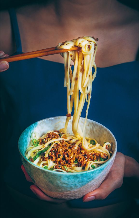 Peddler’s noodles from Jackfruit and Blue Ginger by Sasha Gill