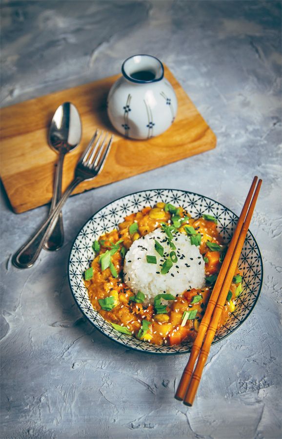 Japanese curry from Jackfruit and Blue Ginger by Sasha Gill