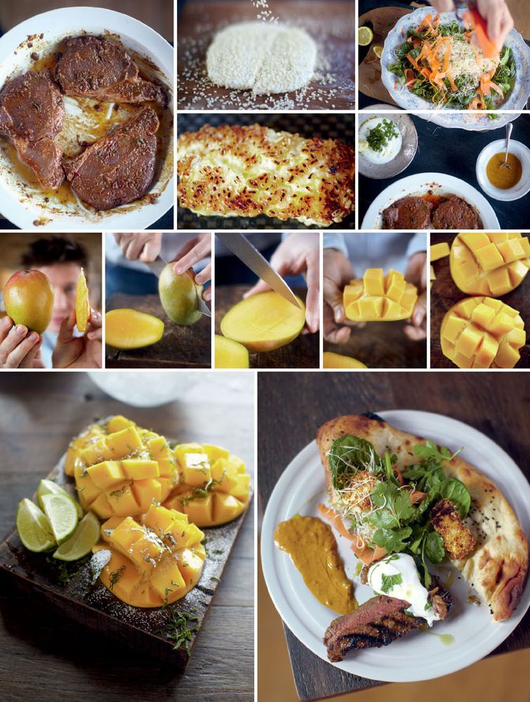 Meatball Sandwich Pickled Cabbage Chopped Salad Banana Ice Cream from ...