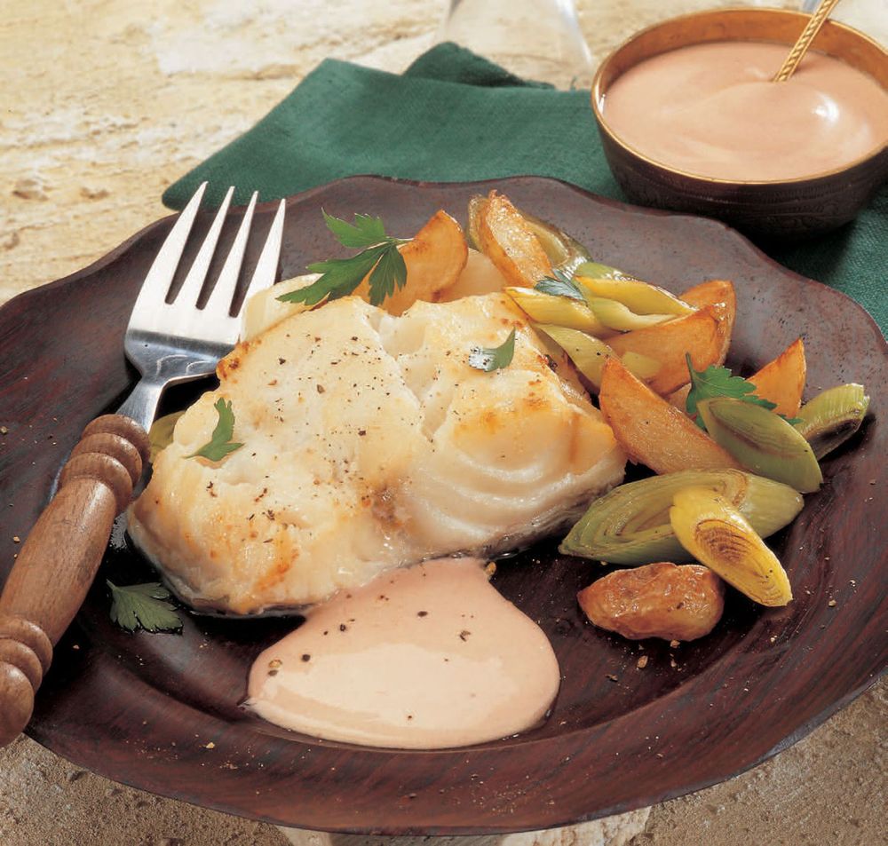 Baked Cod With Horseradish Sauce from The Complete Guide to Traditional ...