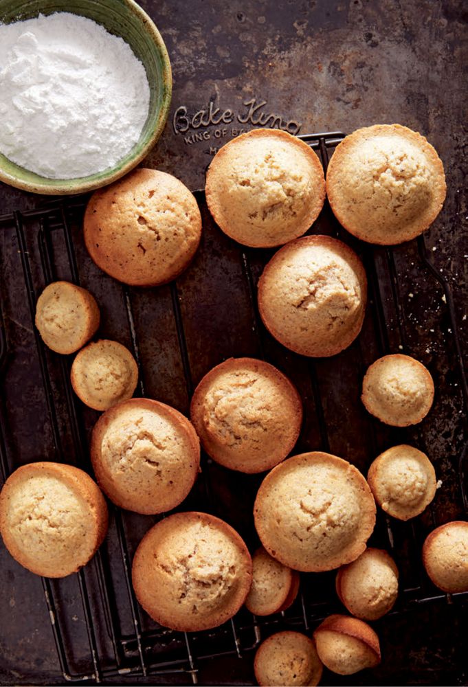 Brown Butter Almond Cakes from One Good Dish by David Tanis