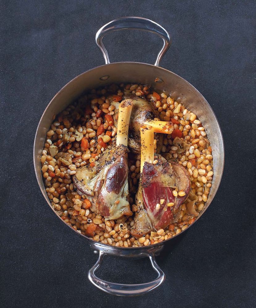 Lamb shanks with white beans from One Knife, One Pot, One Dish by ...
