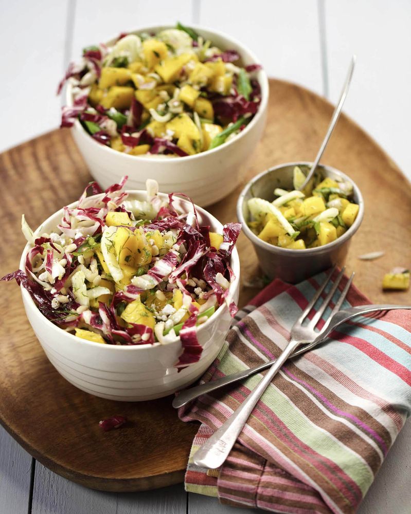 Barley Salad with Fennel and Nectarine “Pico de Gallo” from One Pan ...