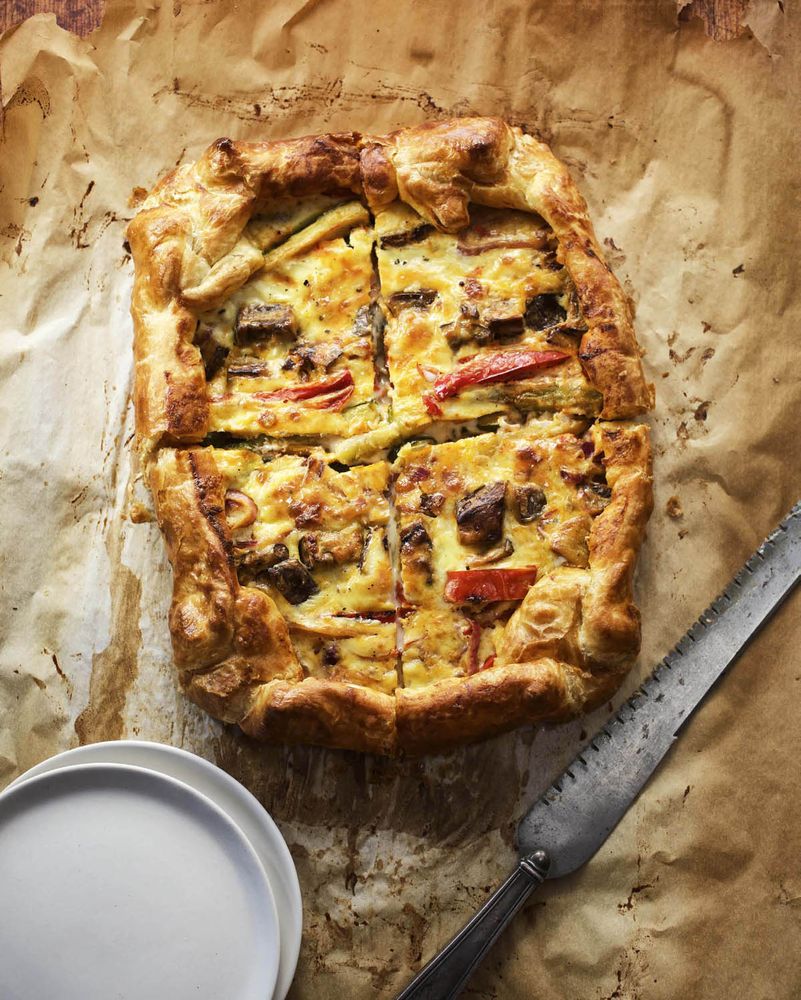 Roasted Moroccan Vegetable Tart with Harissa from One Pan, Two Plates ...