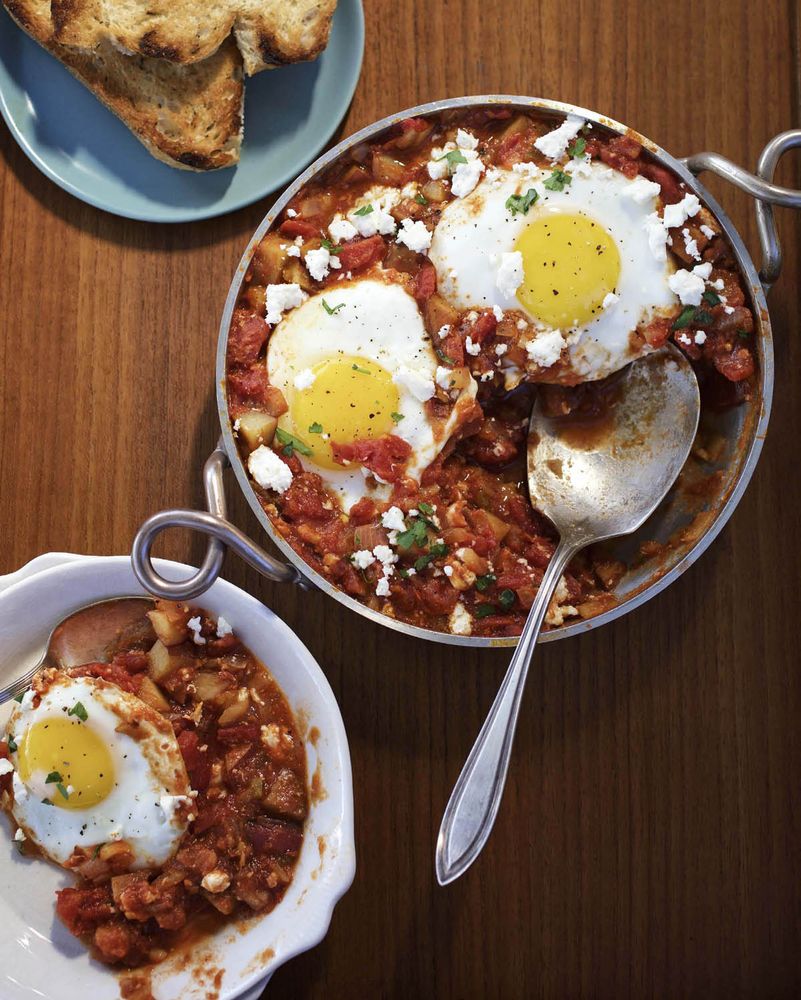 Shakshuka with New Potatoes from One Pan, Two Plates Vegetarian Suppers ...