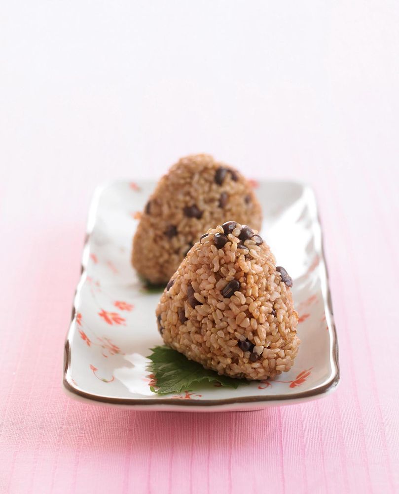 Brown Rice and Red Bean Onigiri from Onigiri: Fun and creative recipes ...