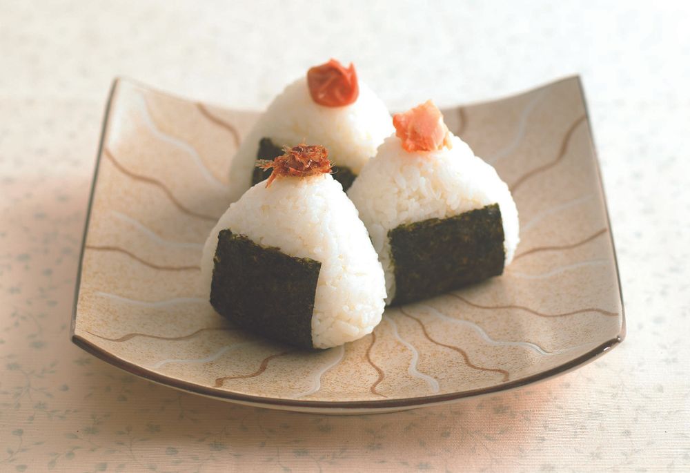Umeboshi, Bonito Flakes and Salmon Onigiri from Onigiri: Fun and ...