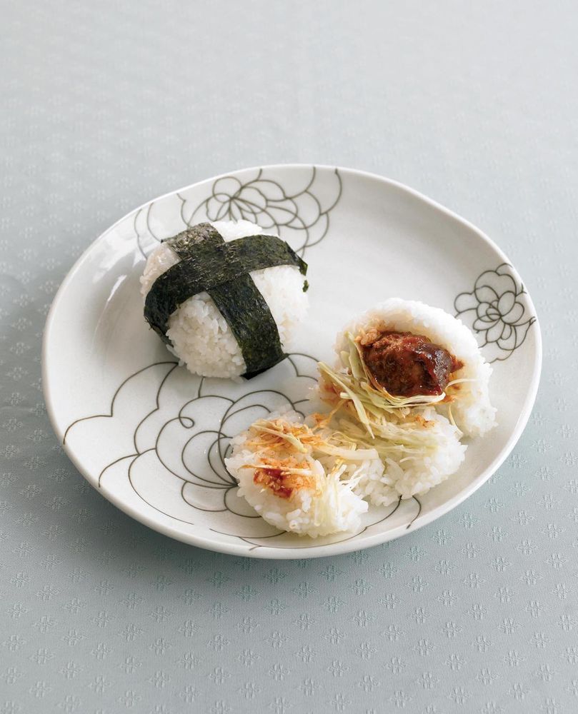 Meatball Onigiri from Onigiri: Fun and creative recipes for Japanese ...
