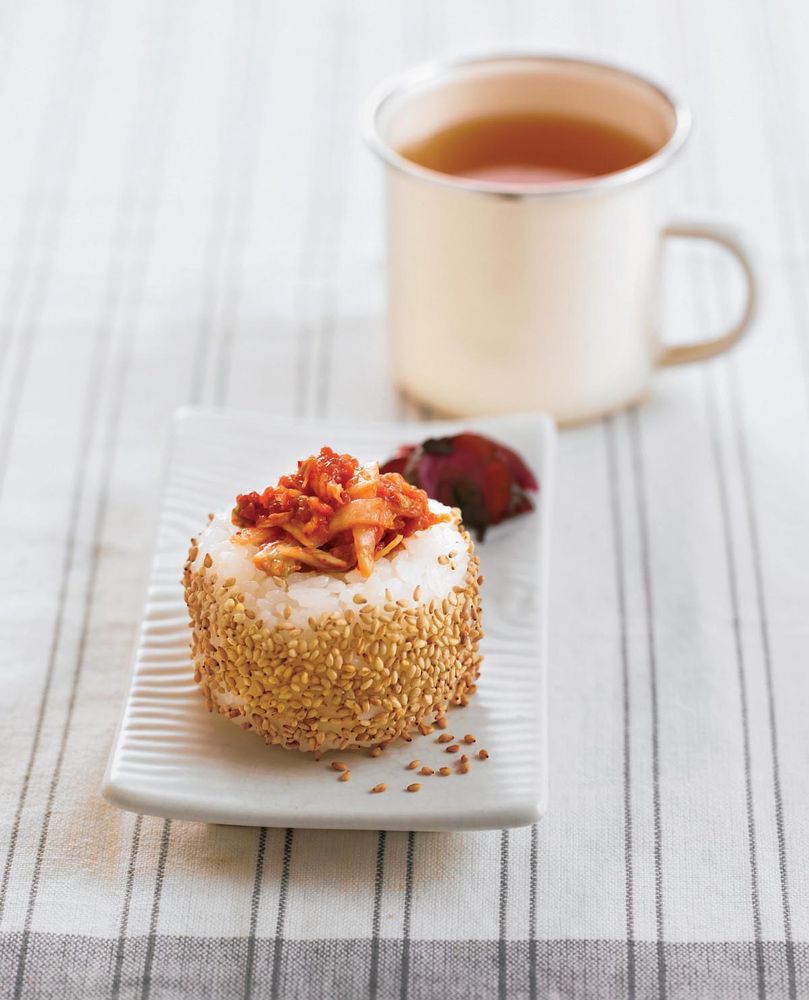 Umeboshi Kimchi Onigiri from Onigiri: Fun and creative recipes for ...