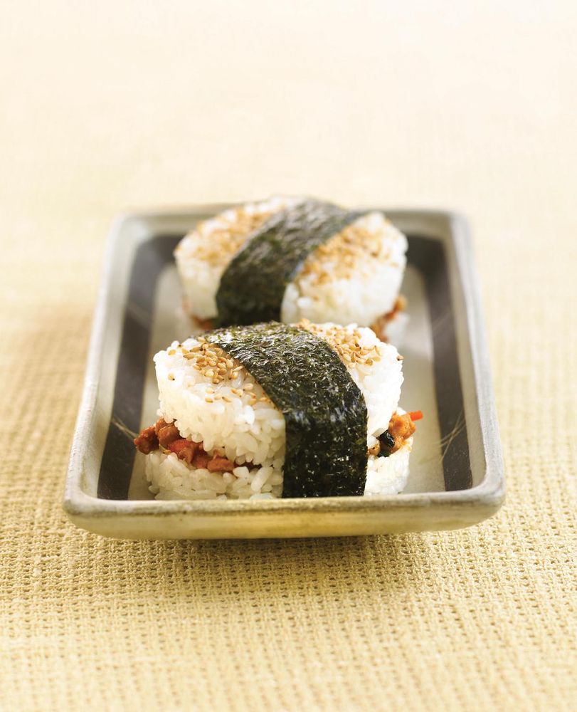 Bibimbap Onigiri from Onigiri: Fun and creative recipes for Japanese ...