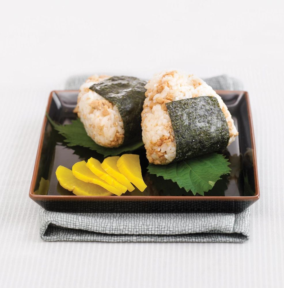Soboro Onigiri from Onigiri: Fun and creative recipes for Japanese rice ...