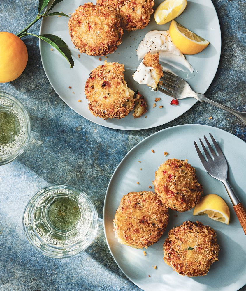 Bite-Size Dungeness Crab Cakes from Oakville Grocery The Cookbook ...