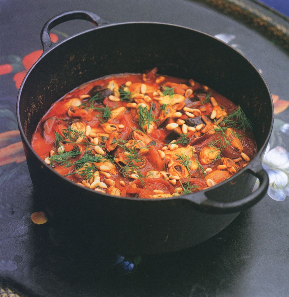 Bosphorus mussel stew from Orchards in the Oasis: Recipes, travel and ...