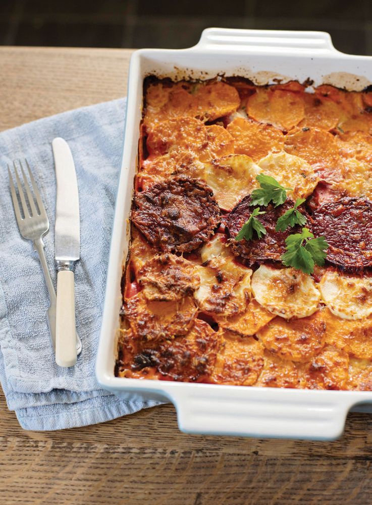 Winter Vegetable Gratin from For the Love of the Land: A cook book to ...