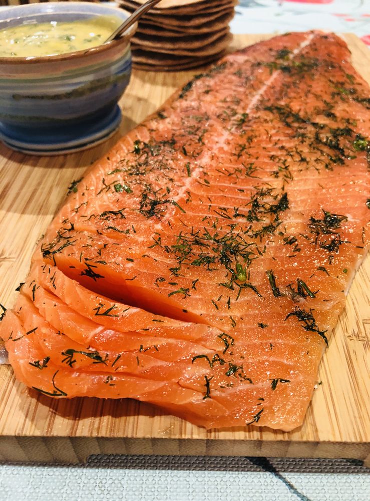 Scottish Steelhead Trout Gravadlax from For The Love Of The Sea: A cook ...