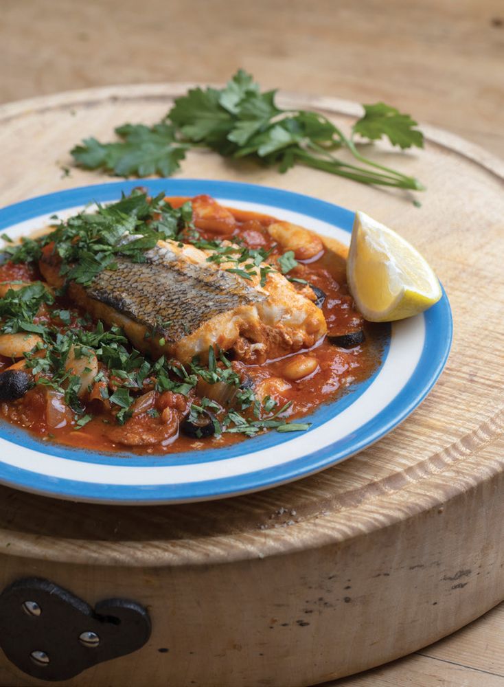 Spanish-Style Baked Hake from For The Love Of The Sea: A cook book to ...
