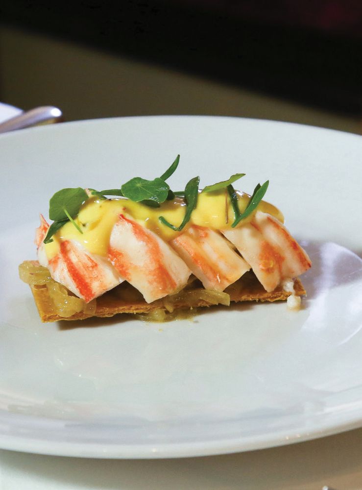 Caramelised Onion Tart with Scillonian Crawfish, Rock Samphire and ...