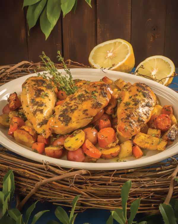 Roasted Chicken with Root Veggies from Lord Honey: Traditional Southern ...