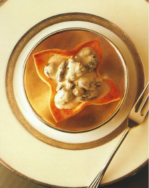 Morels with Cream from La Varenne Pratique by Anne Willan