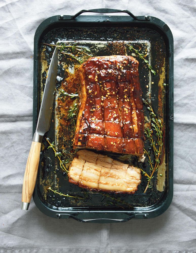 Sticky pork belly from The Lazy Makoti's Guide to the Kitchen by Mogau ...