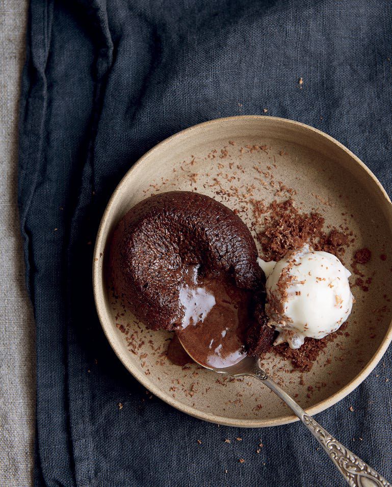 Liquid-Centre Chocolate Fondants with Nut Butter and Pedro Ximénez ...