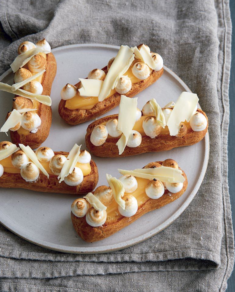 Lemon Meringue Pie Éclairs from Lamingtons & Lemon Tart by Darren Purchese