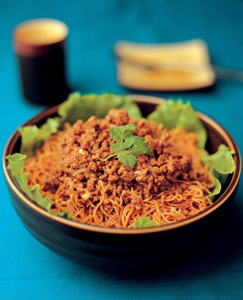 Ba Mee Haeng Neua Sab from The Little Thai Cookbook by Marshall Cavendish
