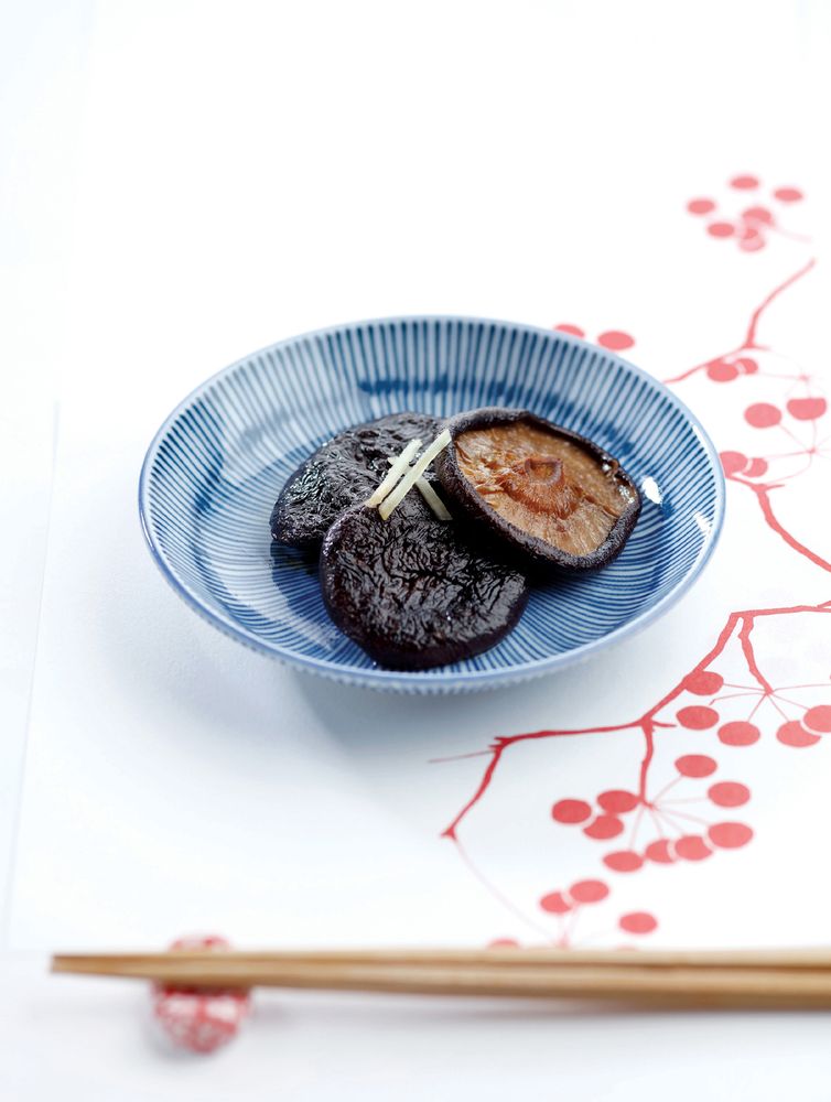 Sautéed Shiitake Mushrooms from Living Shojin Ryori by Danny Chu