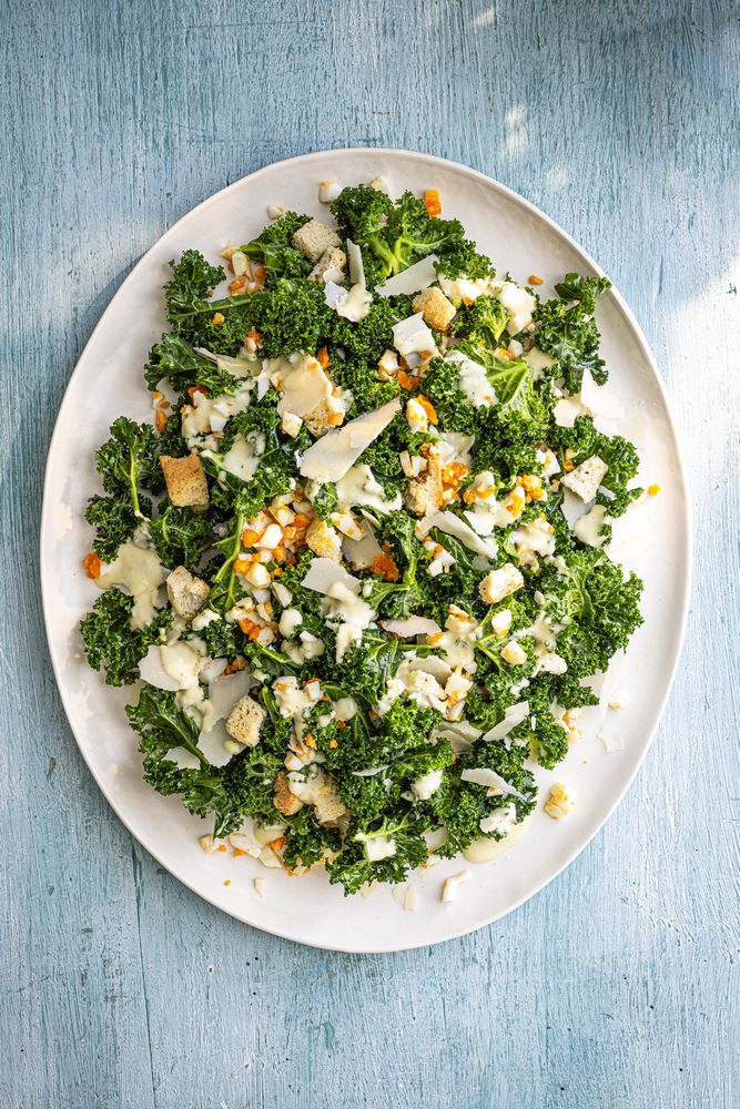 Kale Caesar Salad from Life's Too Short to Stuff a Mushroom by Prue Leith