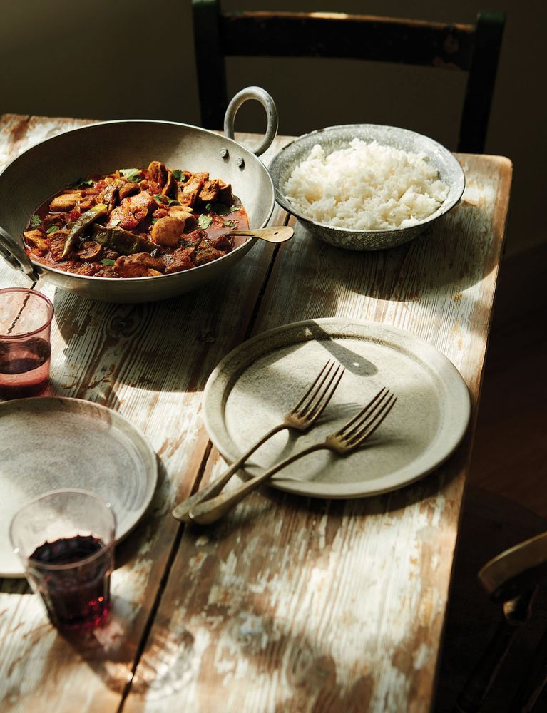 Monsoon Chicken and Mushroom Curry from 30 Minute Mowgli: Fast Easy ...