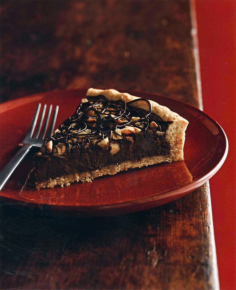Chocolate Orange Hazelnut Tart from The Modern Baker by Nick Malgieri