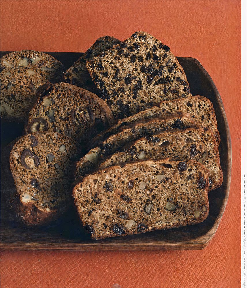 Whole Grain Apple Raisin Bread from The Modern Baker by Nick Malgieri