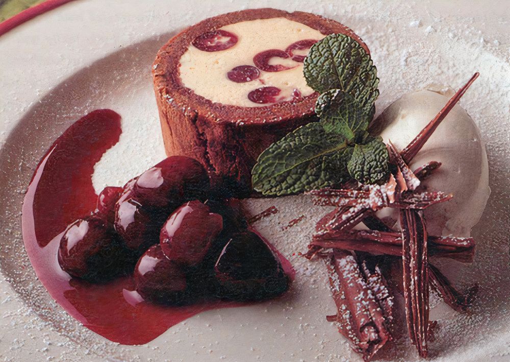 Black Forest Arctic Roll from More Rhodes Around Britain by Gary Rhodes