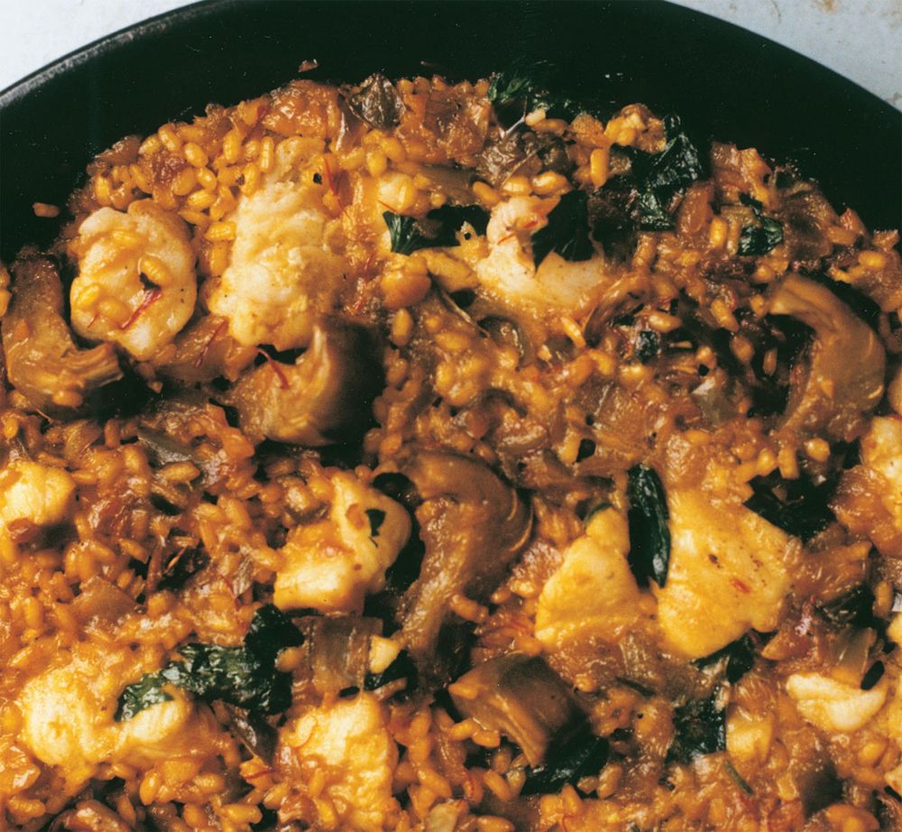 Monkfish Rice with Saffron from Moro: The Cookbook by Samuel Clark and ...
