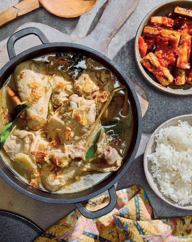 Chicken Braised in Coconut Milk and Spices from Mortar and Pestle ...