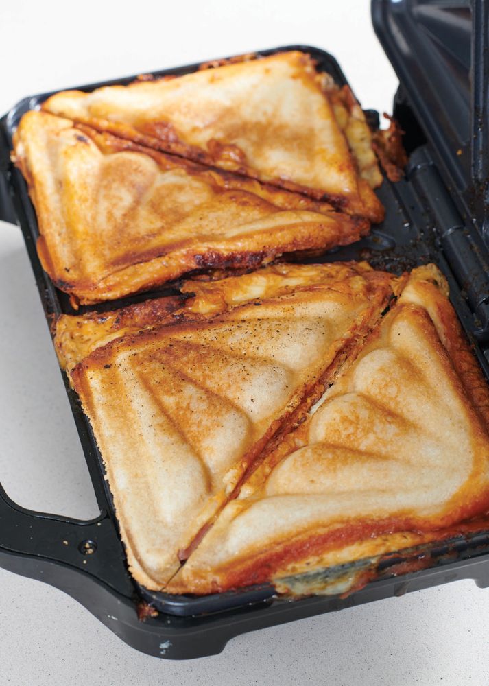 A Pizza Toastie from Max’s Sandwich Book by Max Halley