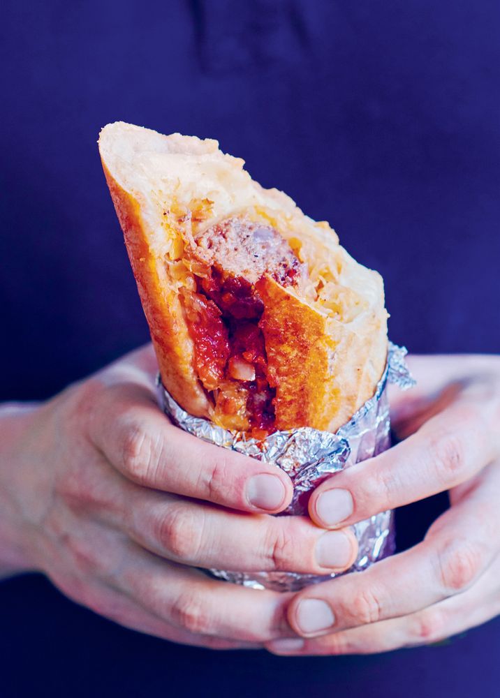 The Meatball Sub from Max’s Sandwich Book by Max Halley