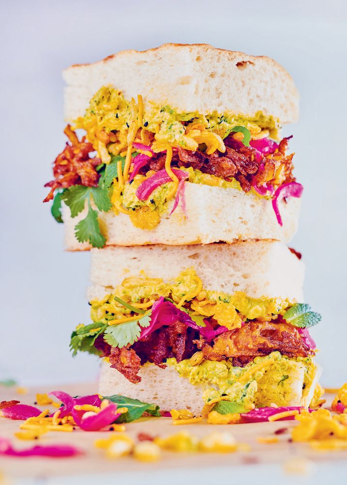 The Bhaji Smuggler from Max’s Sandwich Book by Max Halley