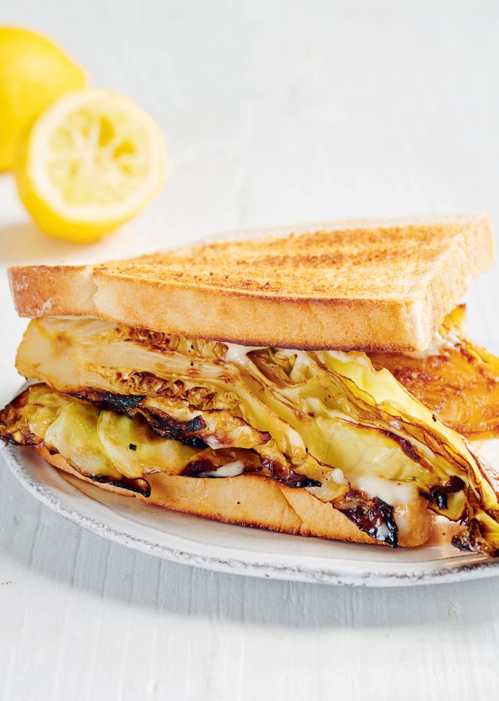 Pine Nut Tarator and Cabbage from Max’s Sandwich Book by Max Halley