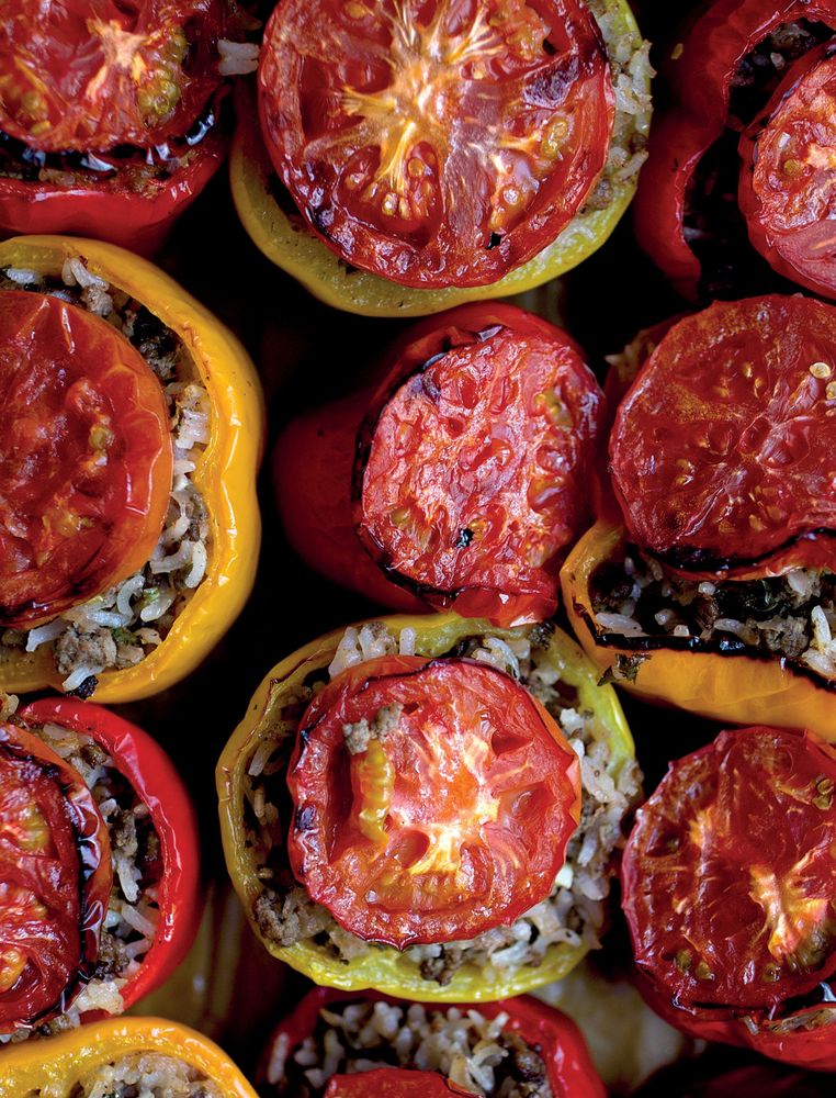 Stuffed Peppers from Macedonia: The Cookbook by Katerina Nitsou
