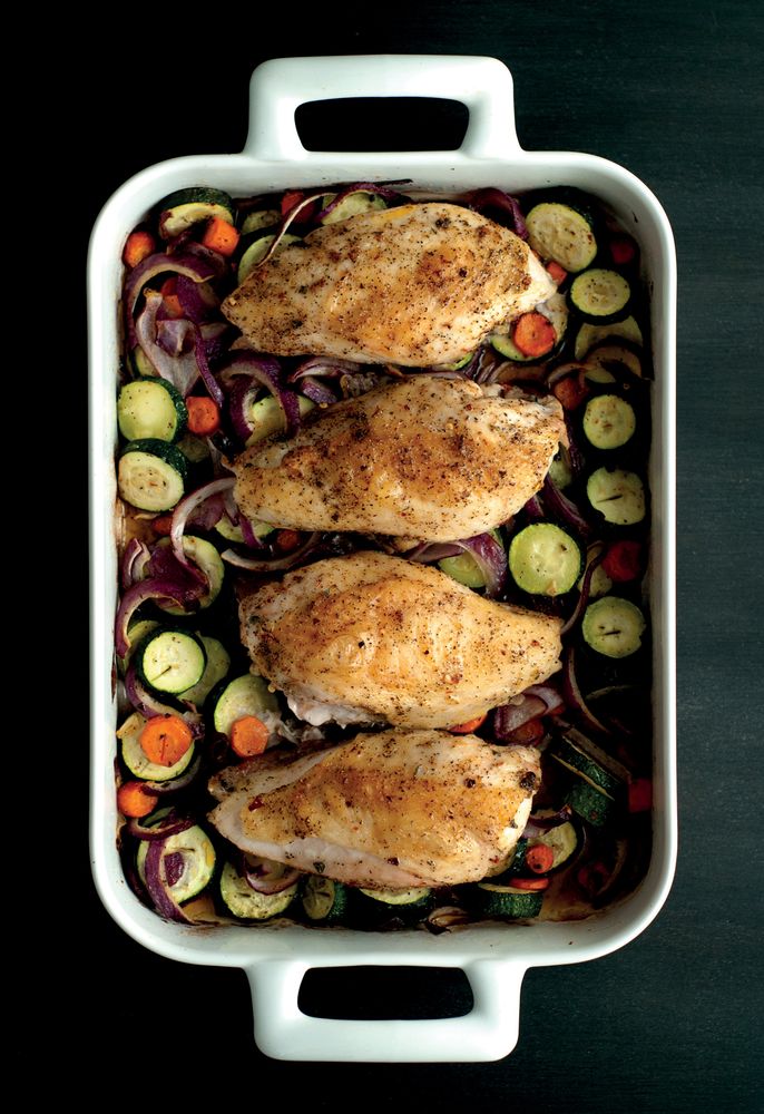 Baked Chicken with Vegetables from Macedonia: The Cookbook by Katerina ...
