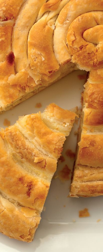 Filled Coiled Pastry from Macedonia: The Cookbook by Katerina Nitsou