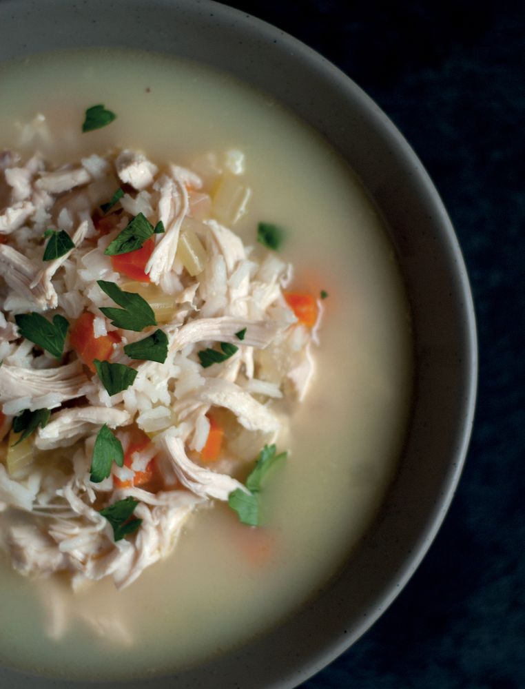 Chicken & Rice Soup with Egg & Lemon from Macedonia: The Cookbook by ...